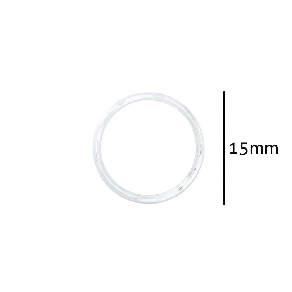 Argola de Plastico 15mm Ritas A015 Pacote com 144un - maluli